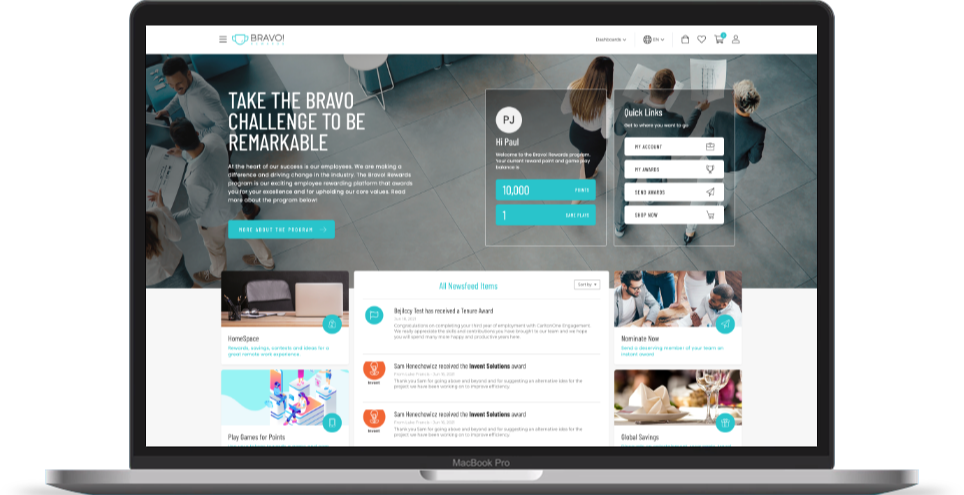 Small Business Incentives & Rewards | Employee Engagement Platform